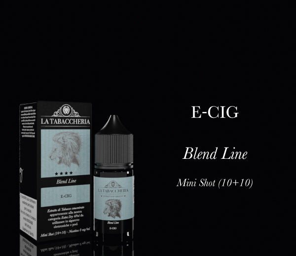 E-CIG Minishot 10+10 Blend Line - Formula Extradry - LA TABACCHERIA ...